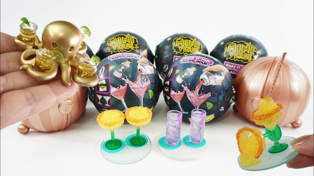 MiniVerse Make It Mini Happy Hour Cocktail Drinks - YouTube