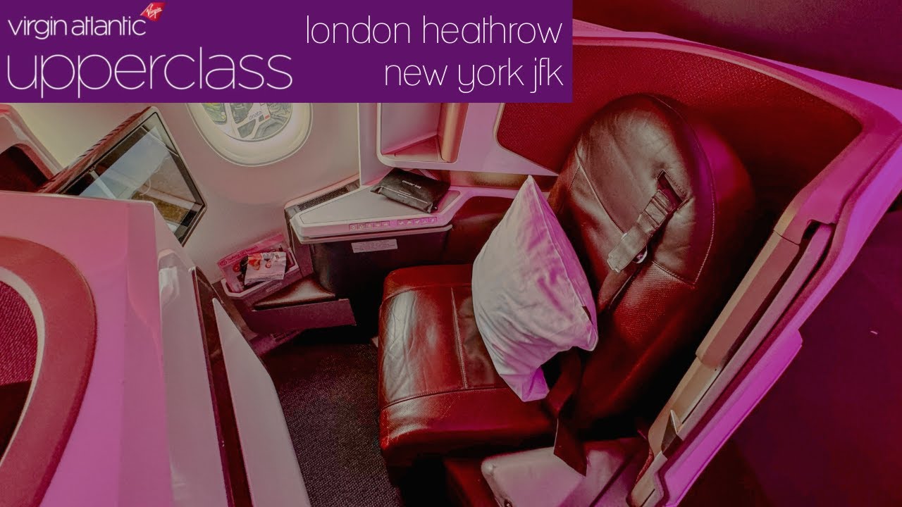 [Trip Report] Virgin Atlantic Upper Class | Airbus A350 | LHR-JFK - YouTube