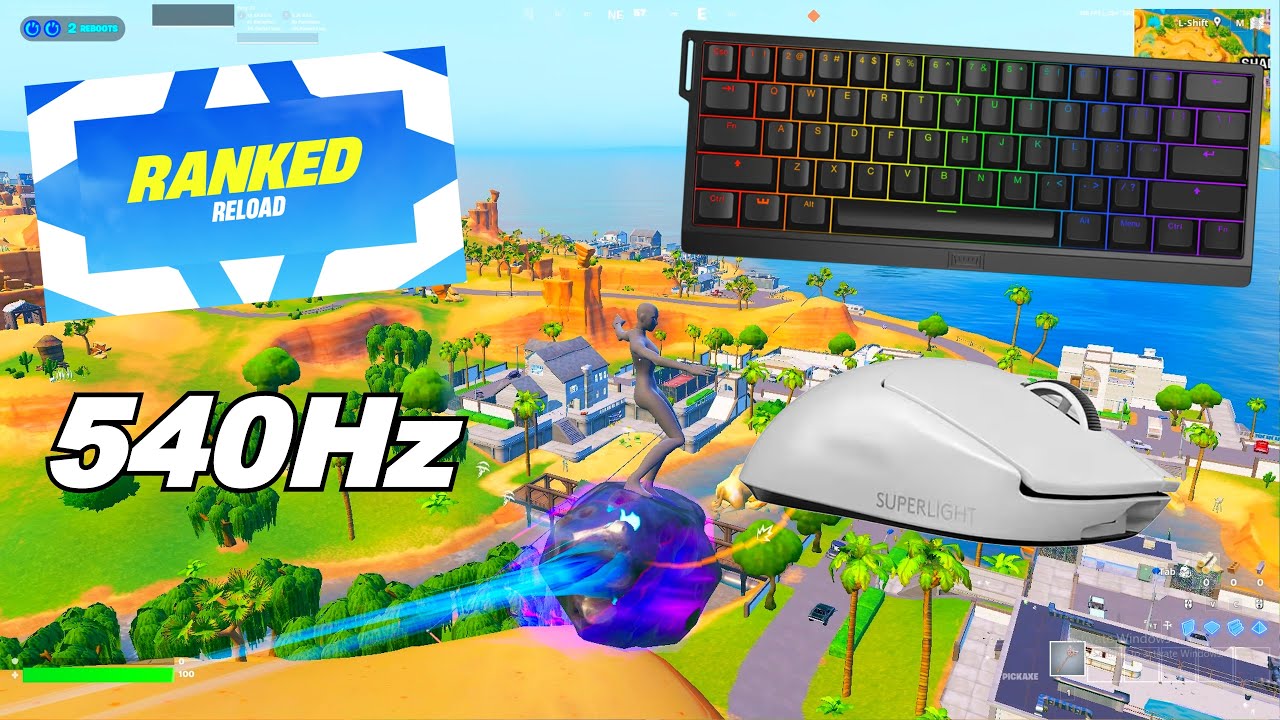 Wooting 60HE Fortnite Ranked Reload 4K Gameplay 🏆 - YouTube