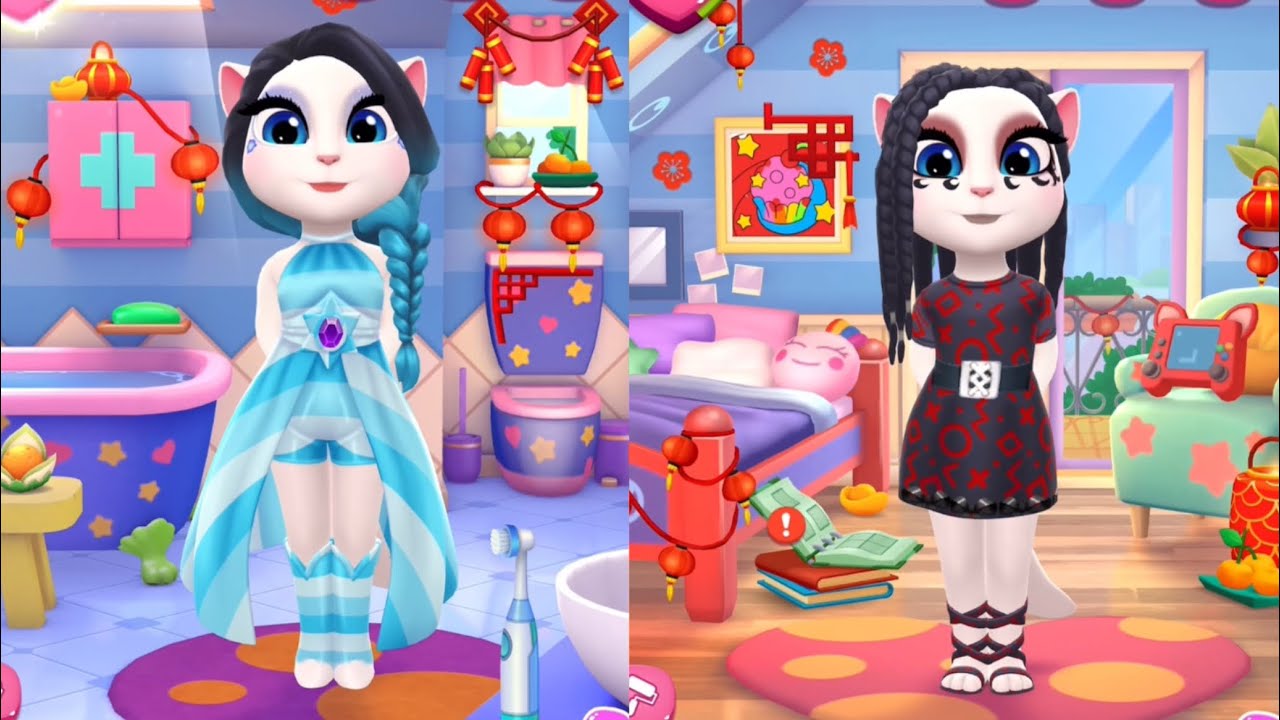 My Talking Angela 2 || Princess Angela princess 👸 || Witch Angela 😈 ...