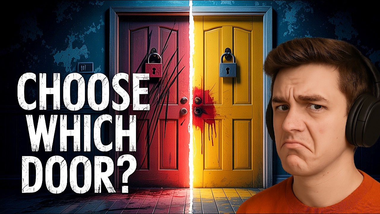 RED DOOR YELLOW DOOR HORROR GAME | TECHNO GAMERZ - YouTube