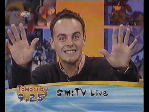 Vintage CITV continuity and ads - Arthur Darvill, Danielle Nicholls, SMTV, Ant & Dec - 15/9/00