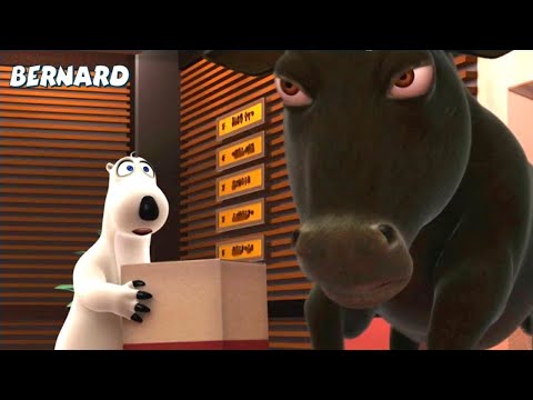 Bernard Bear - THE ELEVATOR | Funny Episodes for Kids | Toons Mania English