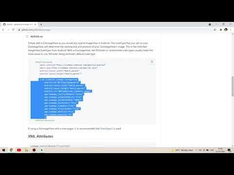 Android Studio imageview Zoom - YouTube