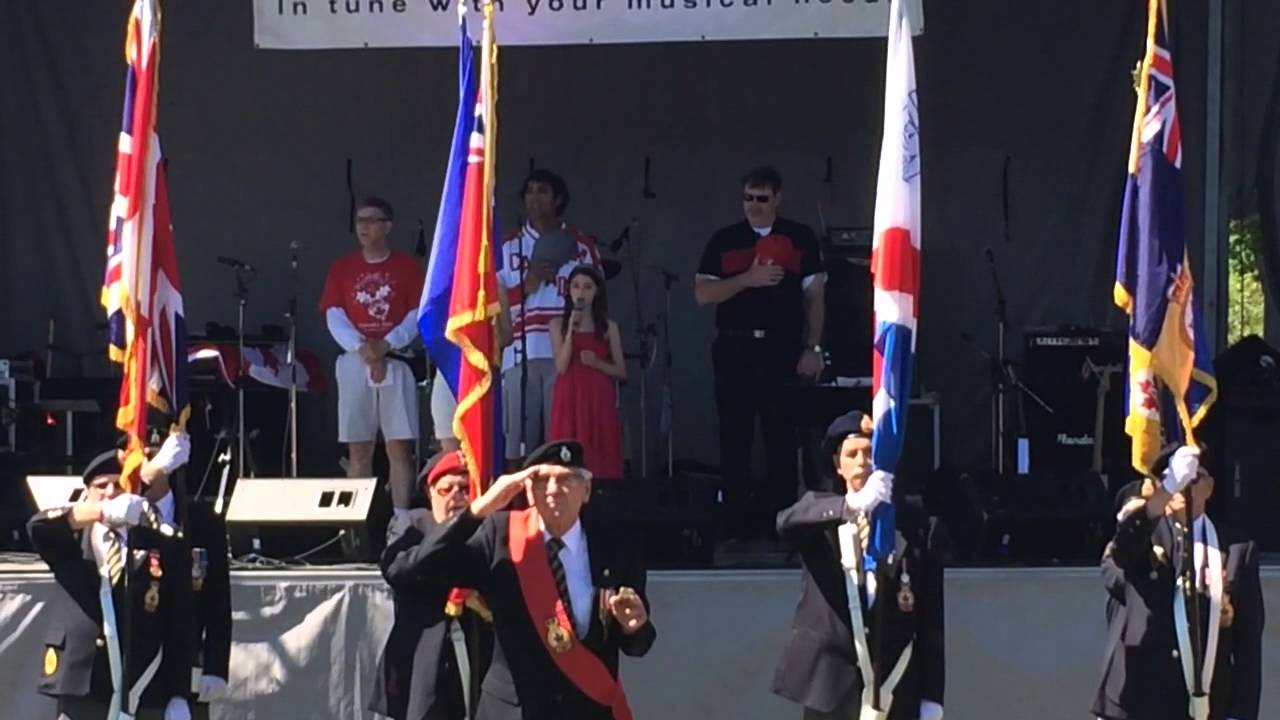 Canada Day - National Anthem (Bilingual version) performed by Hailey ...