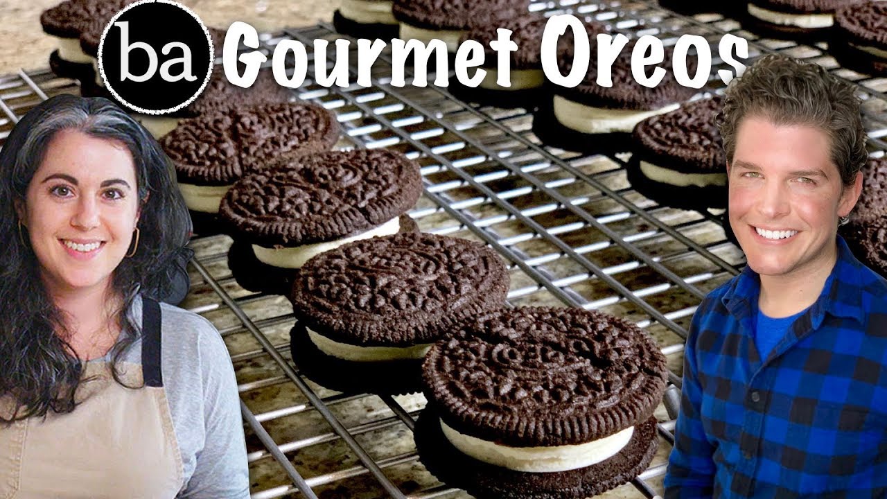 How to Make Homemade Gourmet Oreos: Bon Appétit Test #17 - YouTube