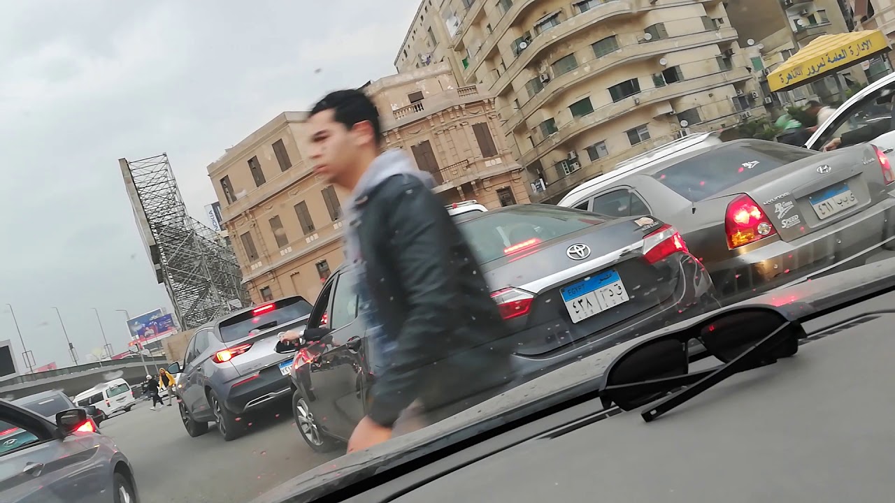 Egipt - 03 Driving Cairo, amazing drive!!! - YouTube