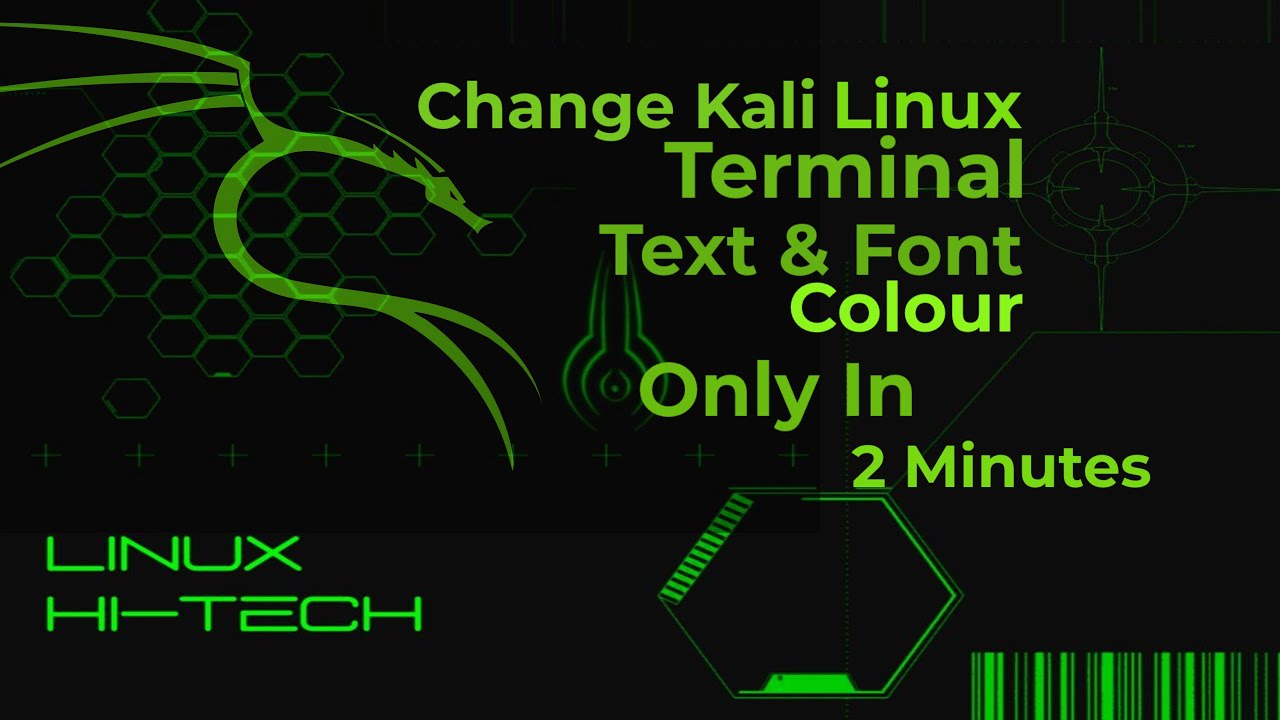 How To Change Terminal Text Colour In Kali Linux 2021 Make Terminal how-to-change-terminal-text-colour-in-kali-linux-2021-make-terminal