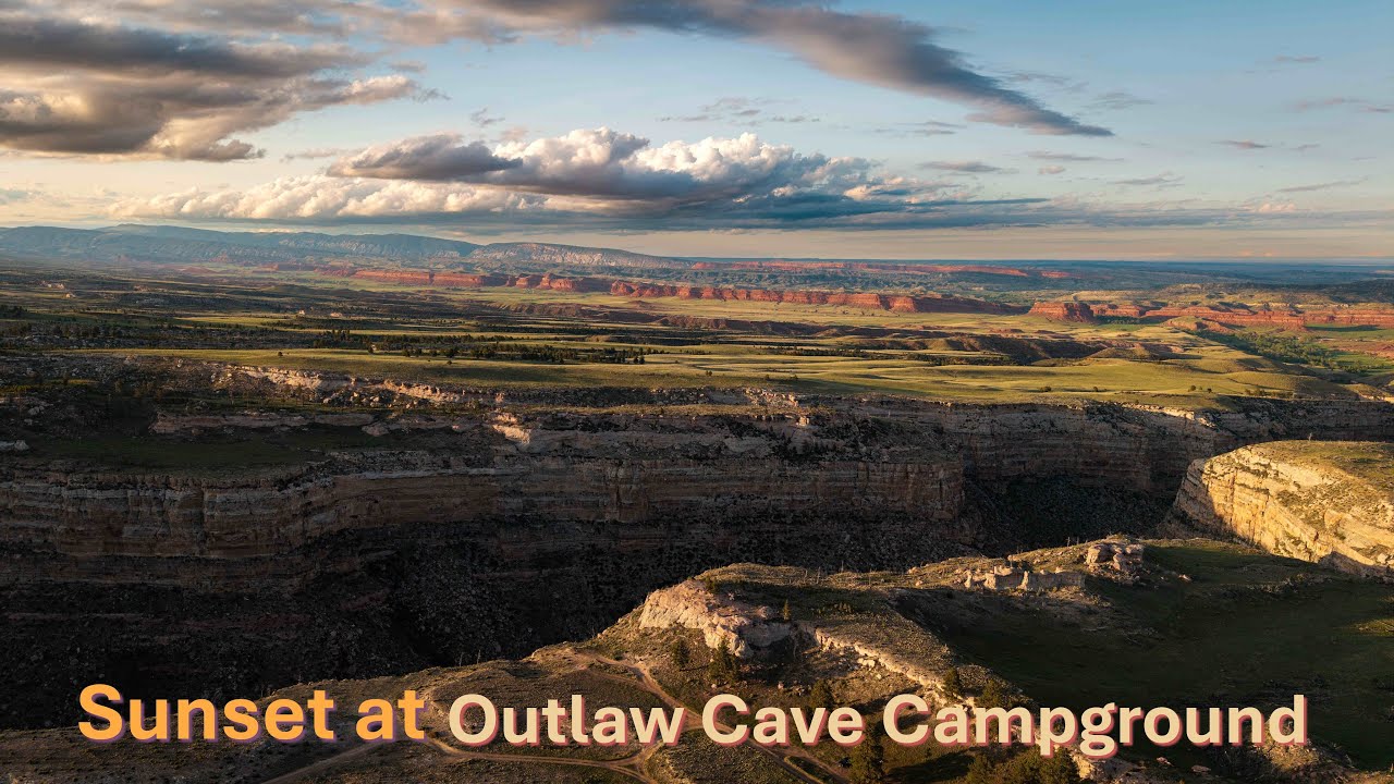 Golden Hour Over Outlaw Cave Campground | Stunning Memorial Day Drone ...