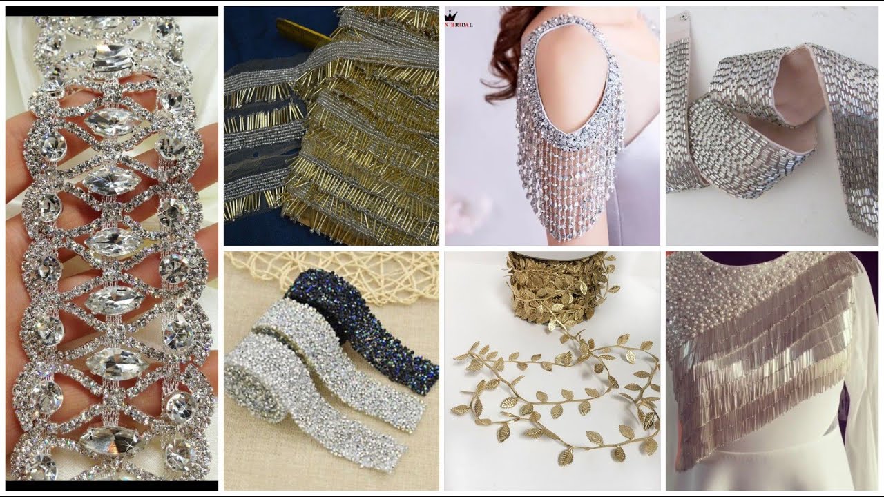#Top Trending Laces & Trims Designes & Ideas For All Dress Collection ...