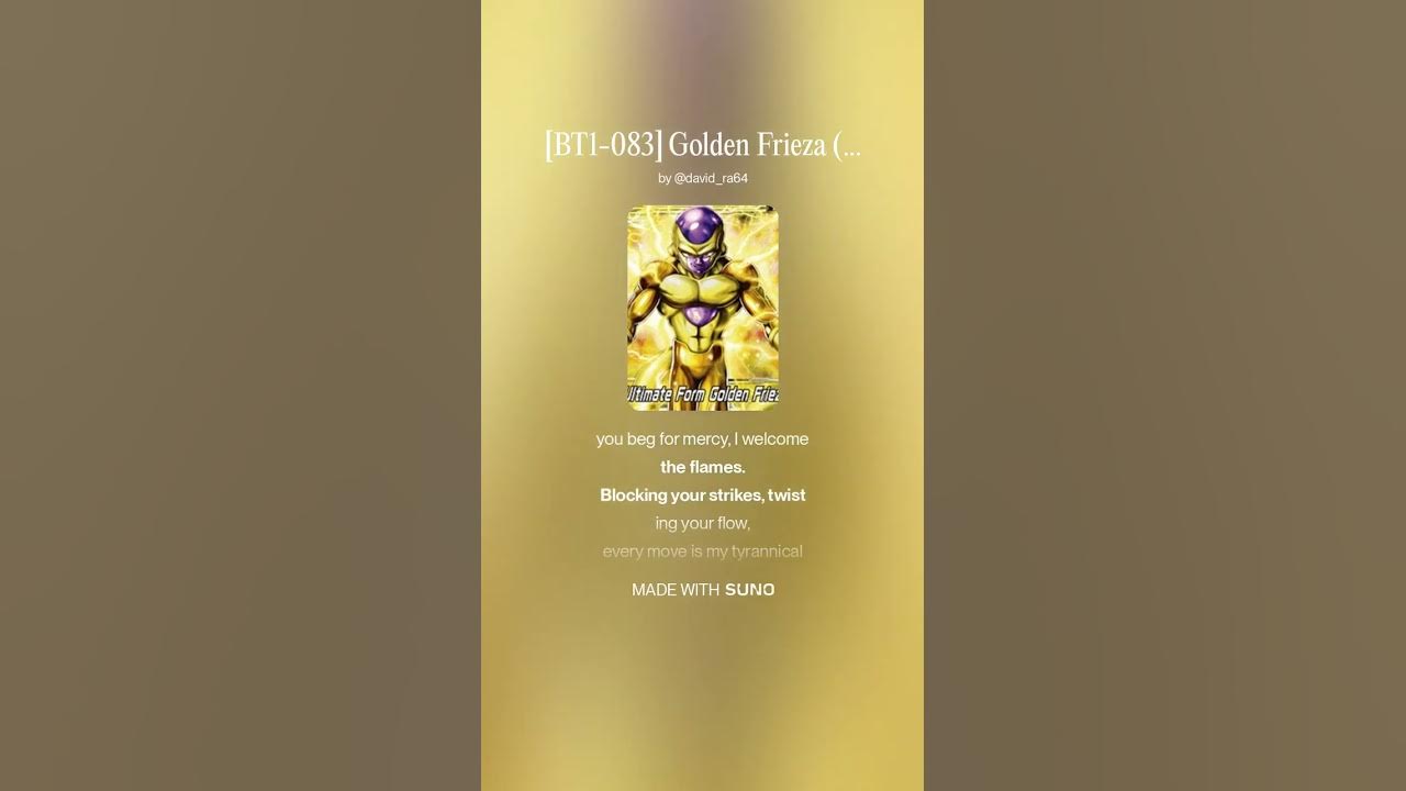 [BT1-083] Golden Frieza (Eng) v1 - YouTube