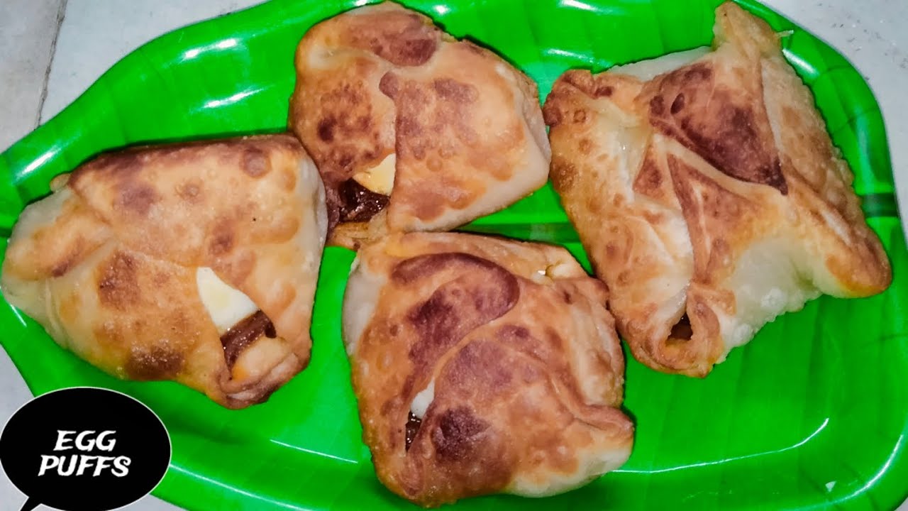 Egg puffs recipe in tamil / Egg puffs / Egg recipes in tamil / snacks ...