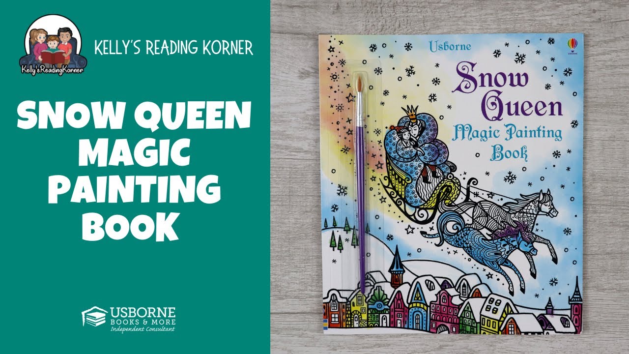Usborne Books & More | Snow Queen Magic Painting Book [Holiday Books ...