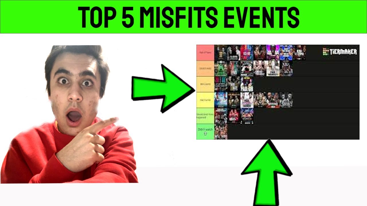 Ranking Top 5 MISFITS BOXING Events - YouTube