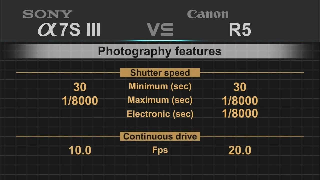 Sony a7s3 vs canon R5 comparison. 2024 - YouTube