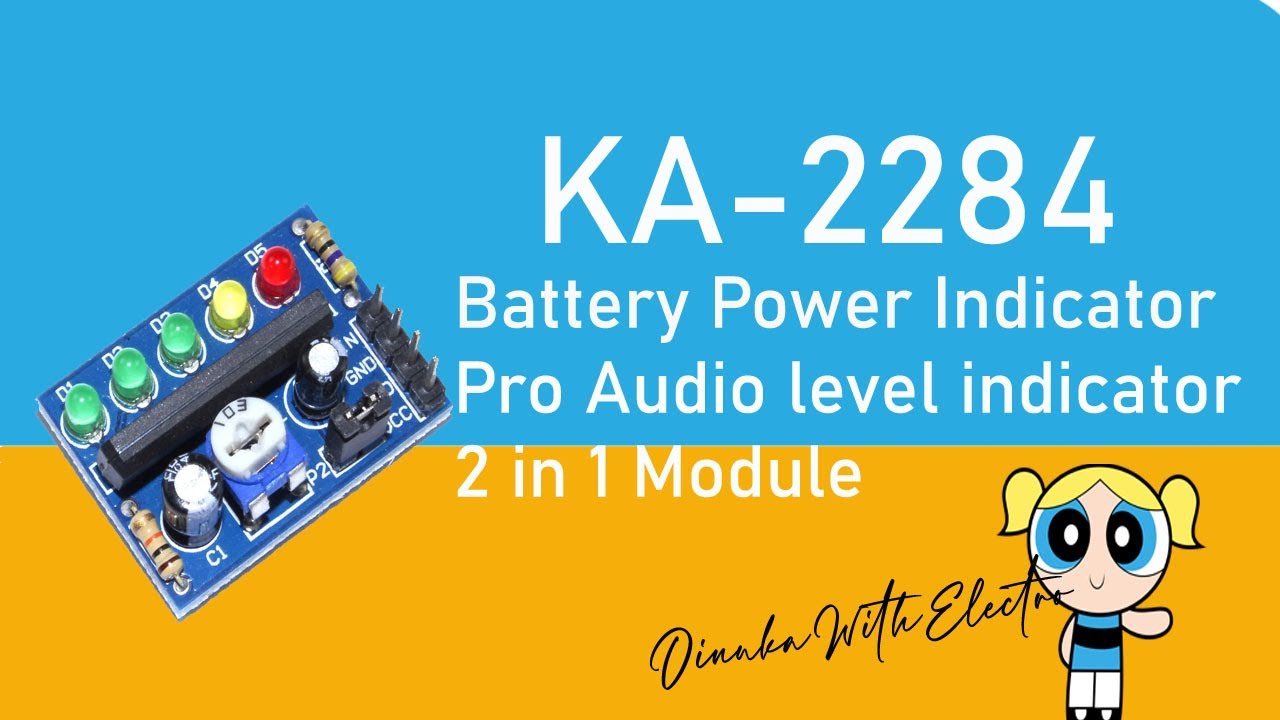 KA2284 5V-12V Power level indicator/ Battery Indicator/ Pro Audio level indicator module - YouTube