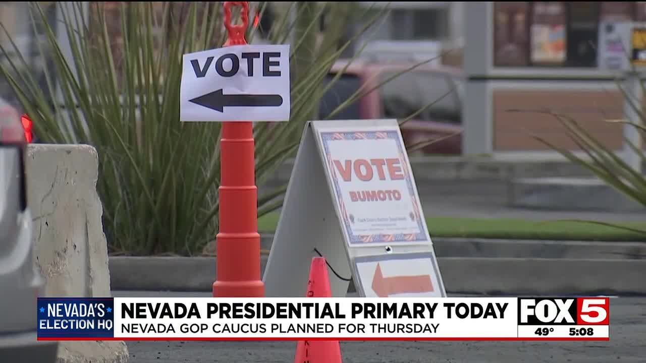 Nevada Presidential Primary today - YouTube