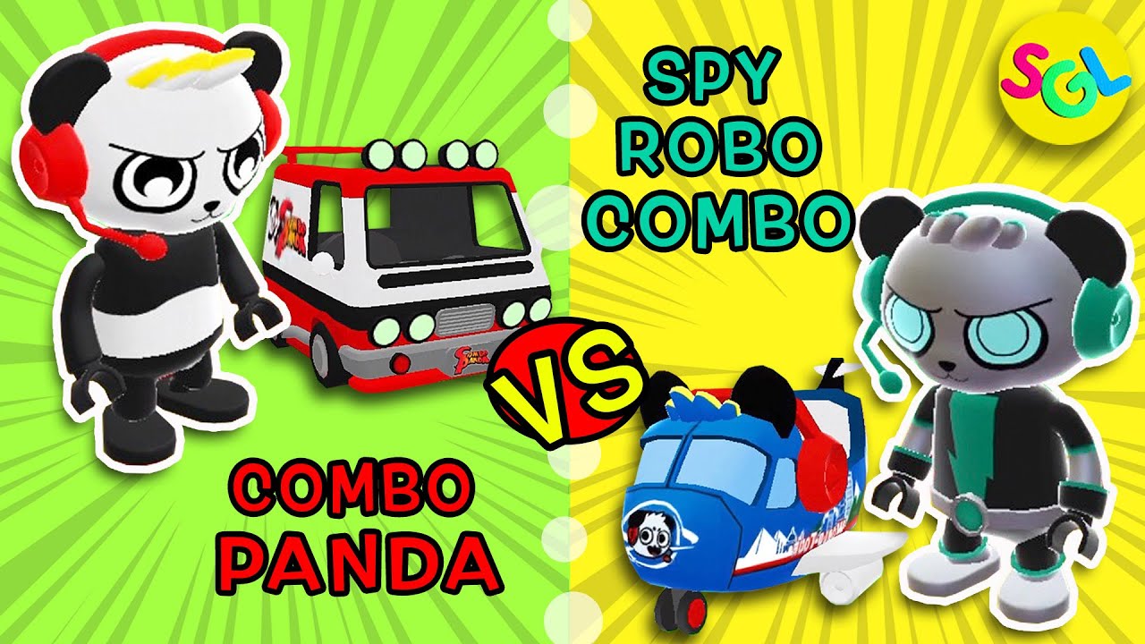 TAG WITH RYAN Combo Panda VS Spy Robo Combo Racing Game | SGL Gameplay ...