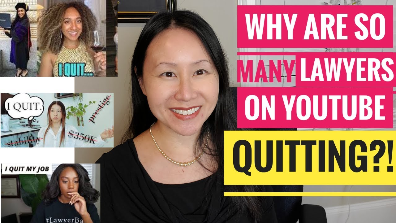Lawyer reacts to Attorneys on YouTube Quitting their Law Firm & Legal ...