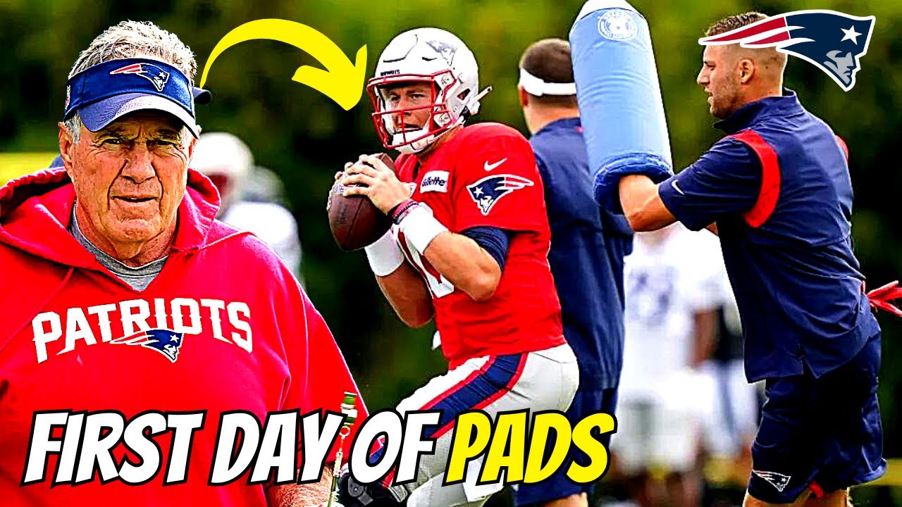 The New England Patriots First Day OF PADS Was INTERESTING... Patriots ...