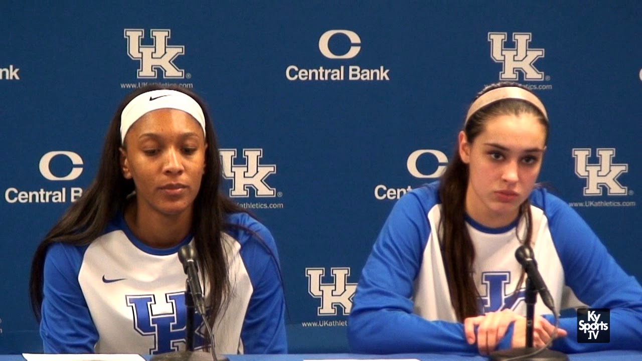UK WBB Maci Morris Post Game vs Louisville - YouTube