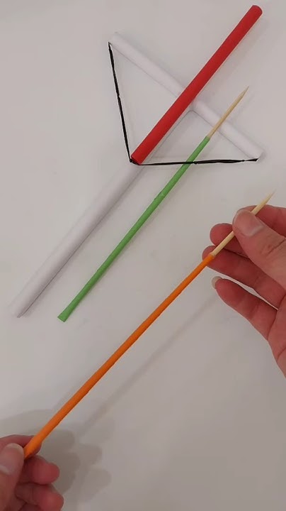 How to make bow and arrow - YouTube