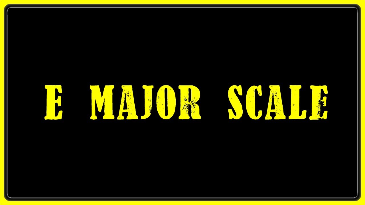 One Minute Sax Lessons (Beginner) - How To Play E Major Scale On Alto ...