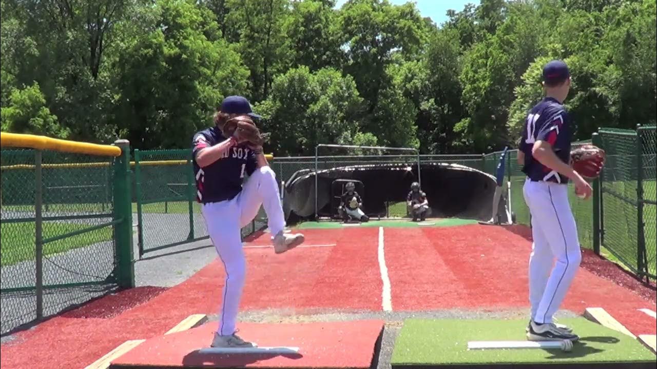 Owen Zartman Pitching - Mid Atlantic Red Sox - Filmed June 2024 - www.PlayInSchool.com - YouTube