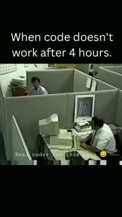 When Your Code Doesnt Work 😍 Youtubeshorts Computerscience Coding Programming Programmer