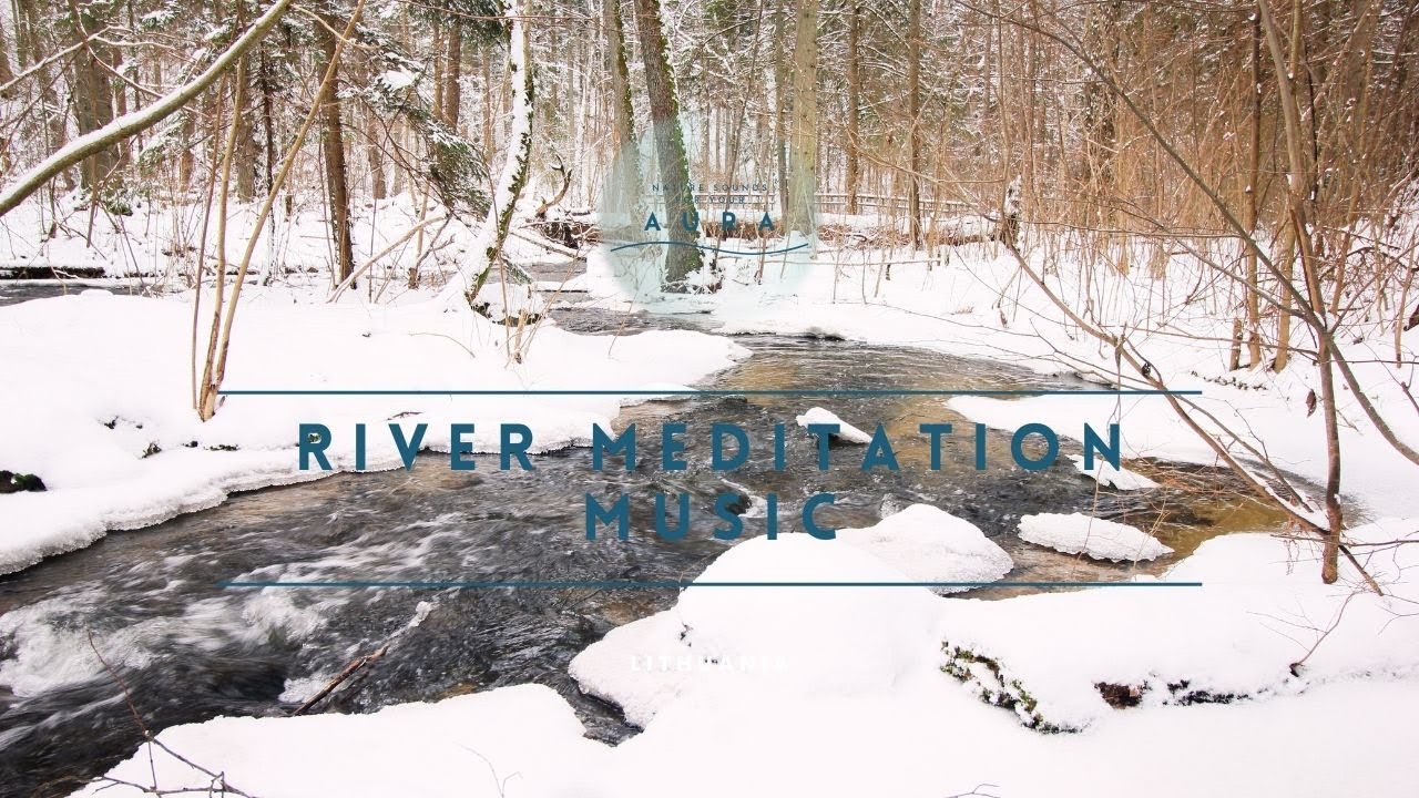 River meditation music. ASMR. Real sound. Running water. - YouTube