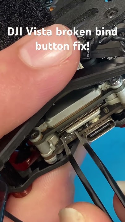DJI Vista broken bind button easy fix! #fpv #dji #shorts #trending #diy #fixed - YouTube