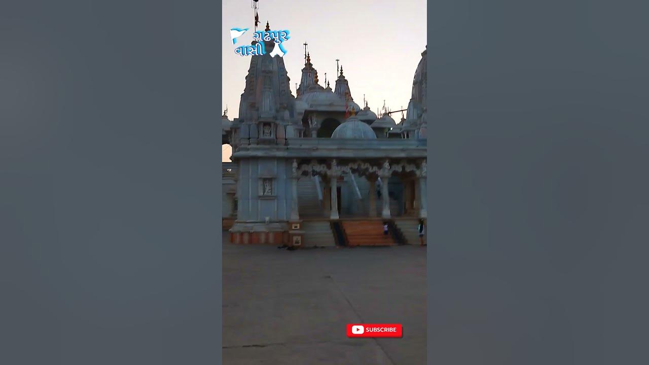 B.A.P.S. Swaminarayan Temple Gadhpur India #ytshorts #shorts # ...