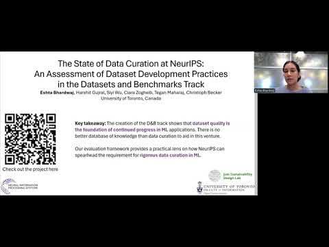 The State of Data Curation at NeurIPS: An Assessment of Dataset ...