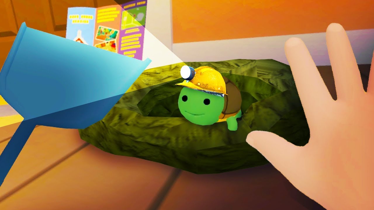 BABY DIG'S OUT OF THE HOUSE!! ESCAPING BABY HANDS!! (Baby Hands VR HTC ...