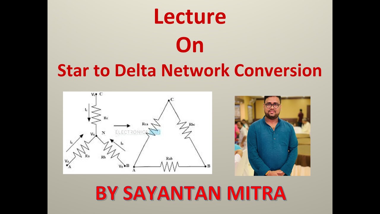 Star to Delta Network Conversion - Network Theorem - YouTube