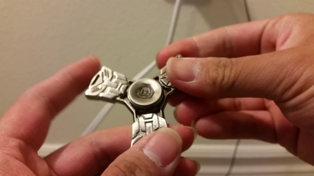 Transformers Autobot Fidget Spinner review - YouTube
