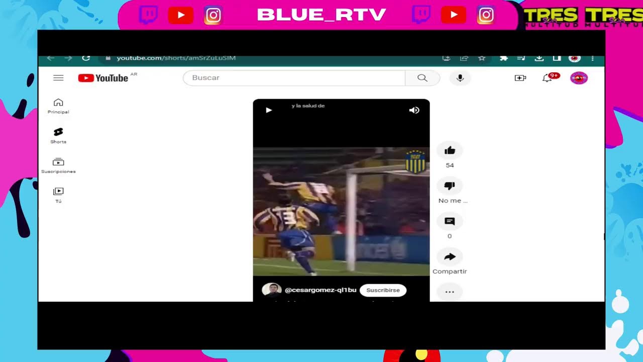 BLUE RTV - TRES SON MULTITUD - YouTube