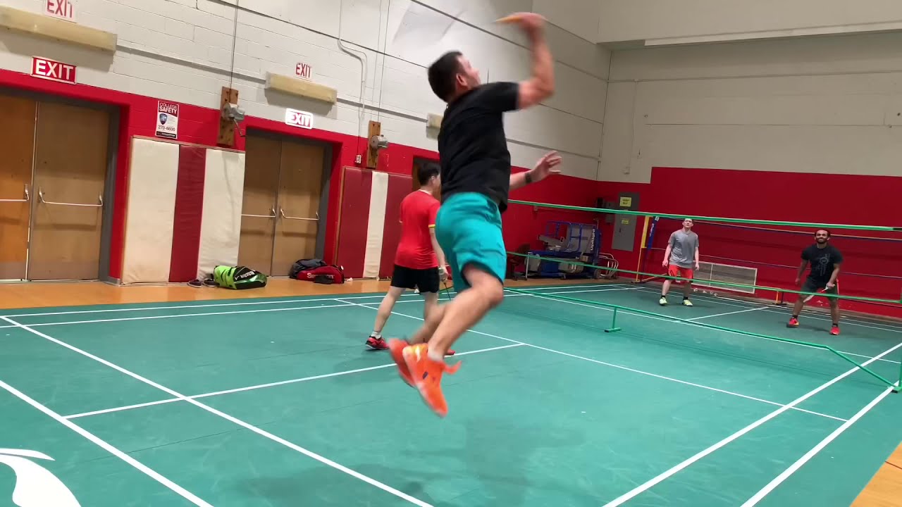 Badminton Shots Week 10 - Faster footwork/Split step/Relax - YouTube