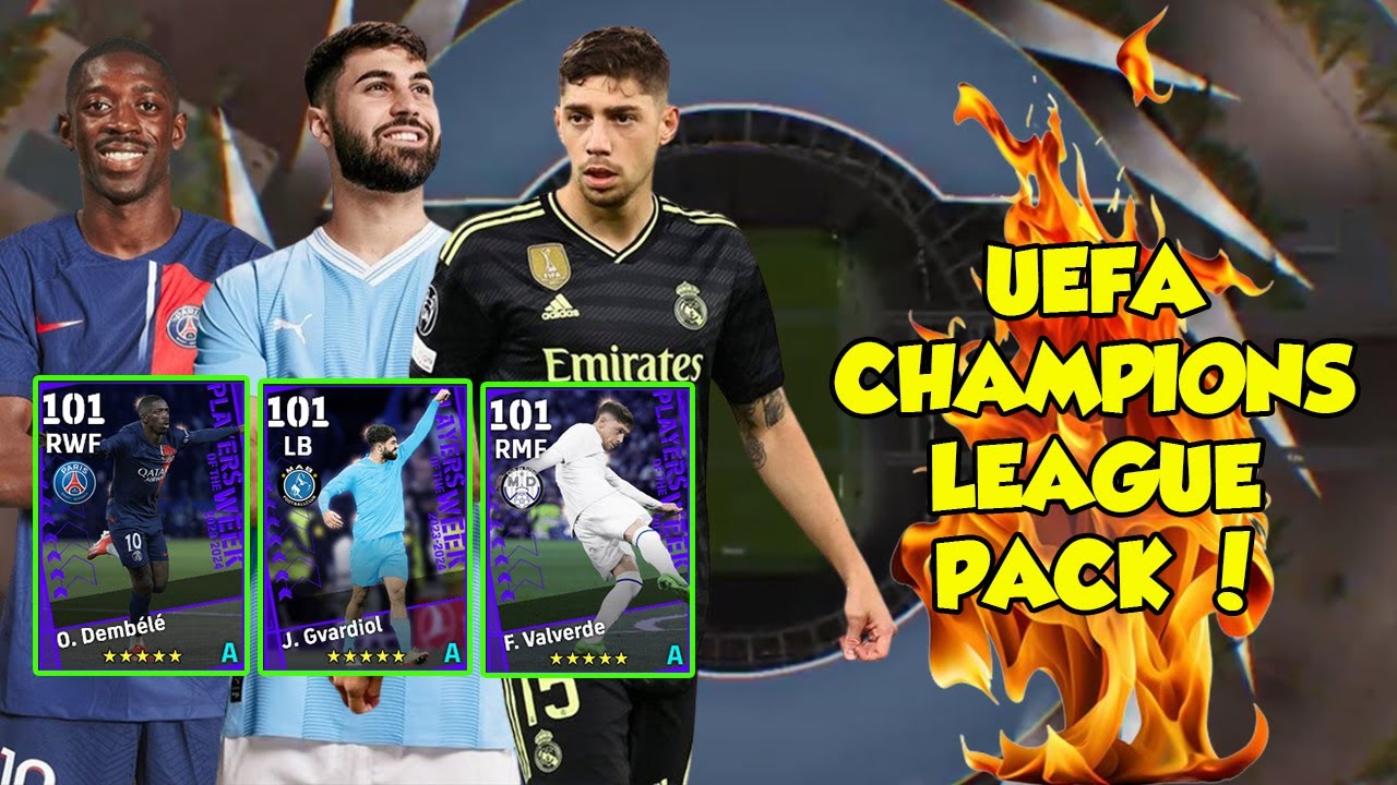 POTW UCL BOOSTER SEMUA CECAH 101 ? BOLEH SAYA DAPAT SEMUA ? FT DEMBELE , GVARDIOL & VALVEDRE ...