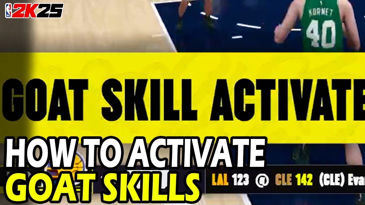 How to Activate GOAT Skills in NBA 2k25 - YouTube