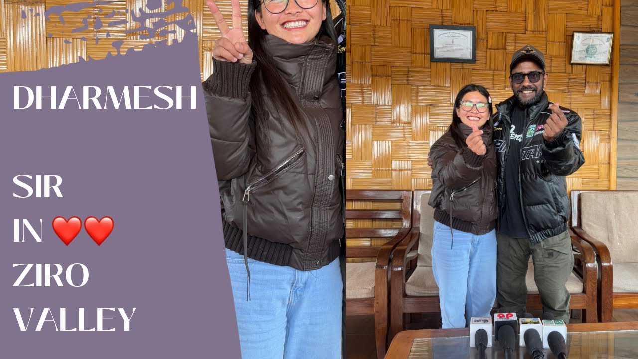 It’s my pleasure to meet Dharmesh Sir.I had the chance to teach him a few words in Apatani ...