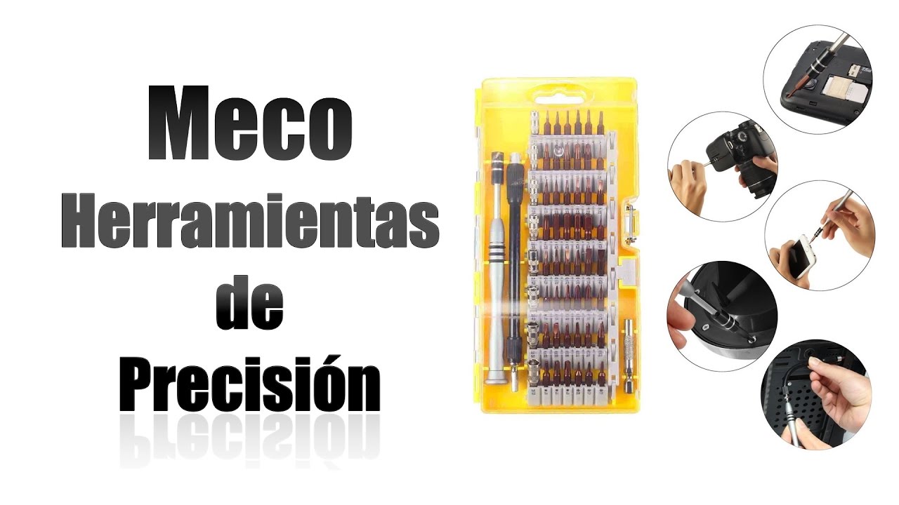 Meco 60 en 1 Kit de herramientas de precisión - YouTube