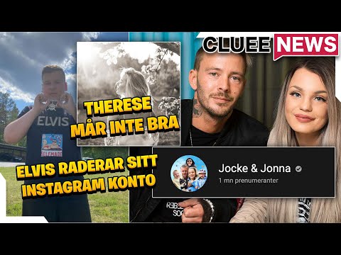 ELVIS RADERAR SITT INSTAGRAM KONTO #Clueenews THERESE KÄMPAR MED PANIKÅNGEST! JOCKE & JONNA MM...