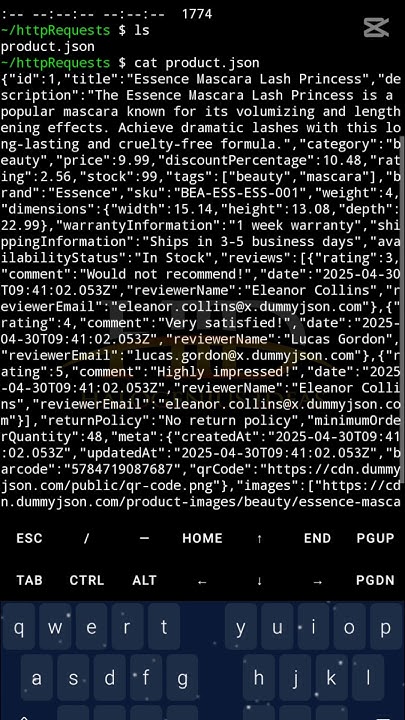 Save cURL Output to Files & Pretty Print JSON in Termux! #linux #android #coding - YouTube