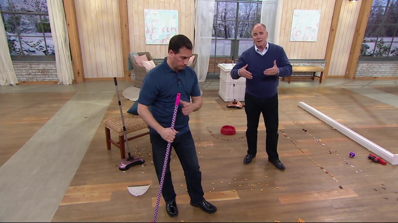 EasyEdge Lightweight Hard Floor Sweeper on QVC - YouTube