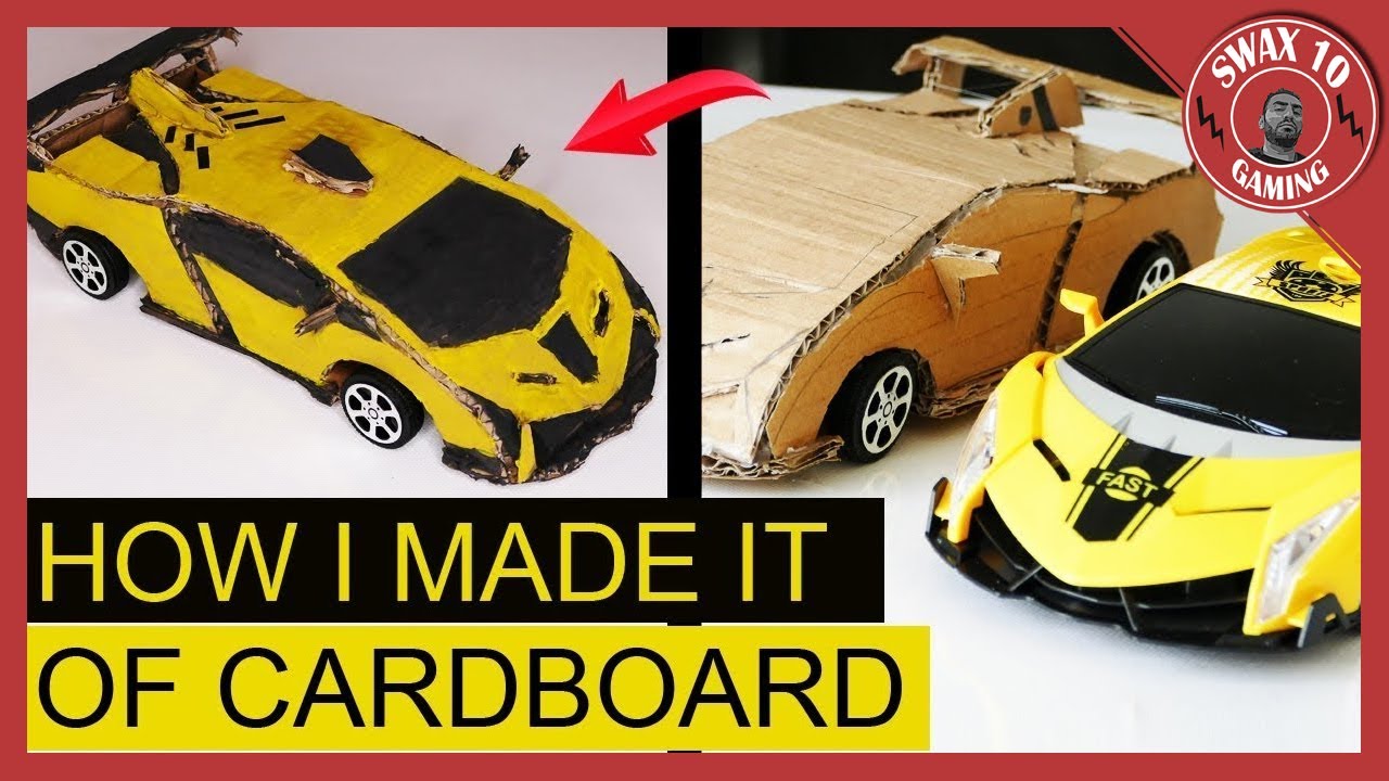 LAMBORGHINI BY CARDBOARD HOW TO MAKE A CAR WITH CARDBOARD YouTube lamborghini-by-cardboard-how-to-make-a-car-with-cardboard-youtube