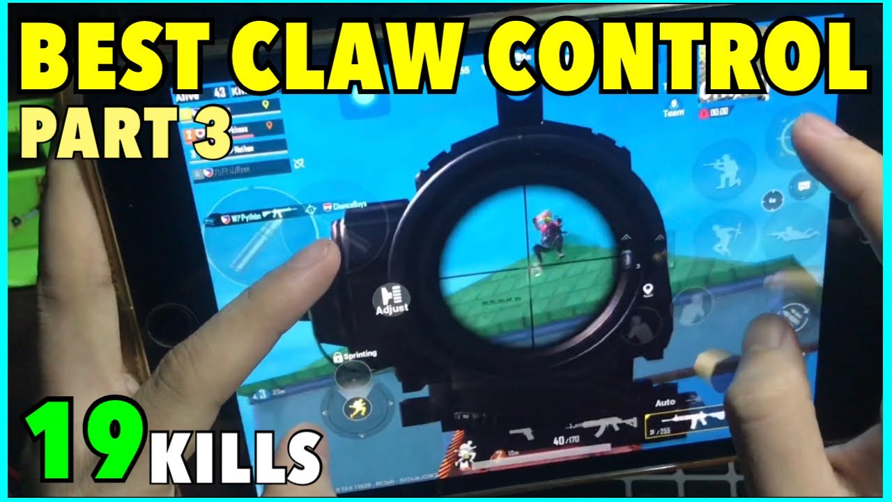 BEST CLAW CONTROL PART 4| PUBG MOBILE - IPAD MINI 5 - YouTube
