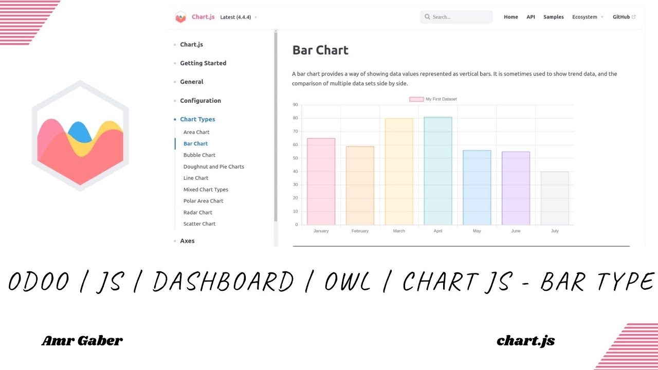 Odoo | JS | Dashboard | OWL | Chart JS - Bar Type | #9 - YouTube