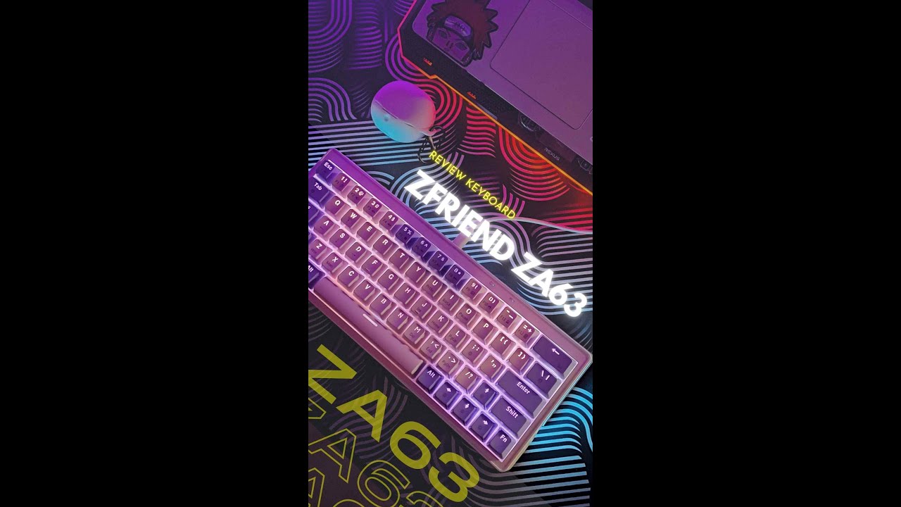 REVIEW KEYBOARD ZFRIEND ZA 63 (TUGAS UAS BAHASA INGGRIS BISNIS) - YouTube