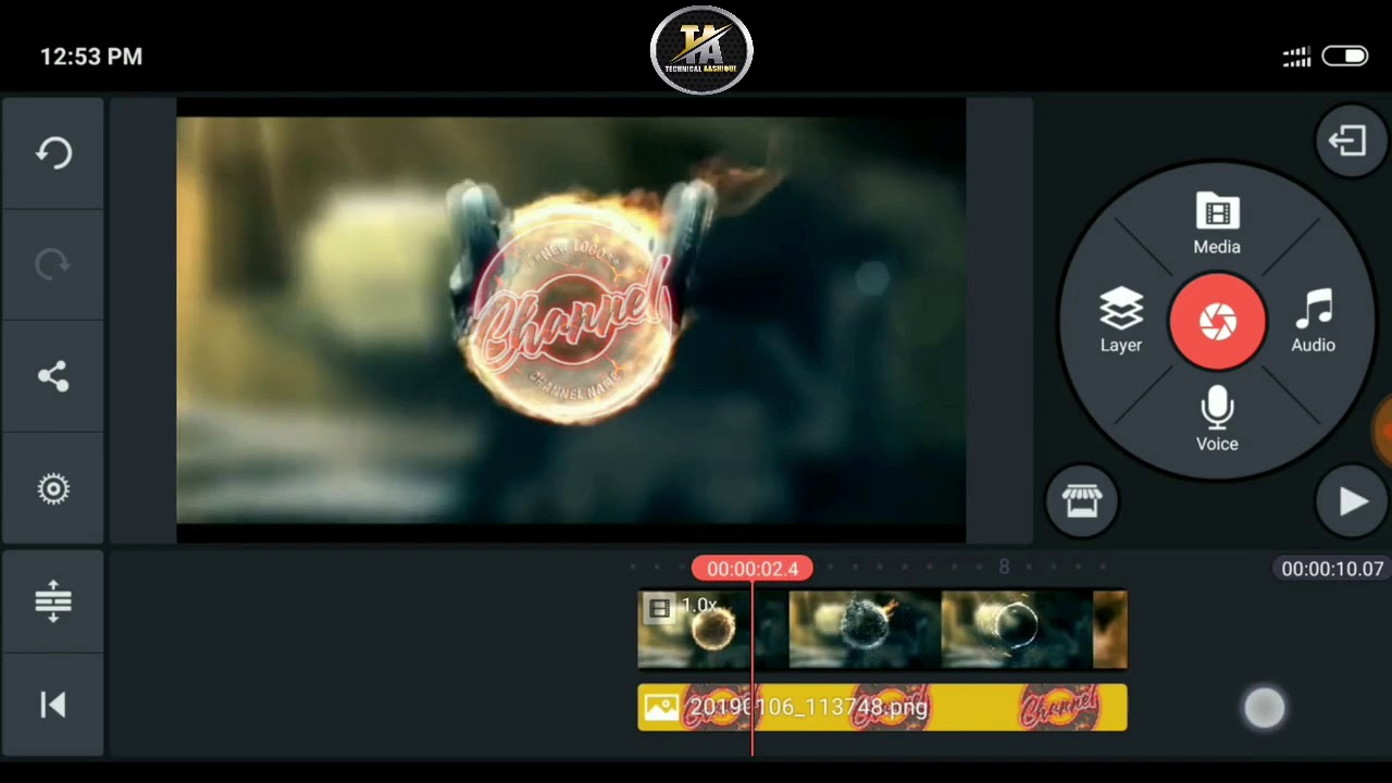 Water Splash Intro & Logo Animation in Kinemaster - YouTube